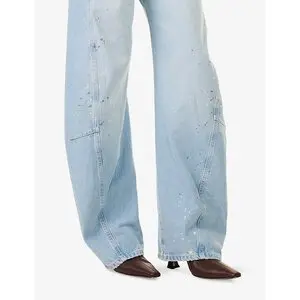 Free People Fable Twisted Seam Barrel Leg Jeans