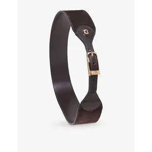 Maje Corset Leather And Suede Belt