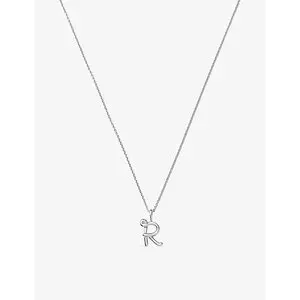 MISSOMA Curly Molten Mini Initial R -plated Sterling- Necklace