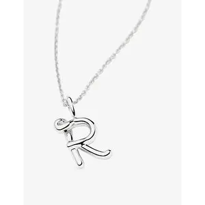 MISSOMA Curly Molten Mini Initial R -plated Sterling- Necklace