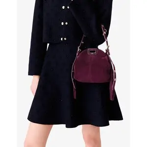 Maje Miss M Micro Suede Bag