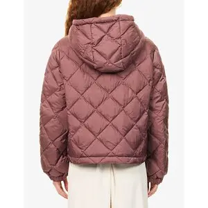 Max Mara Hooded Quilted Shell-down Jacket