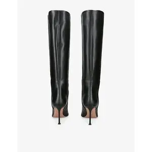 AQUAZZURA Harper 85 Leather Knee-high Boots