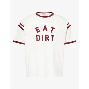 DUKE + DEXTER Eat Dirt Vintage Cotton T-shirt - White