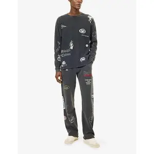 DUKE + DEXTER Mc Sketch Washed Printed Cotton Top