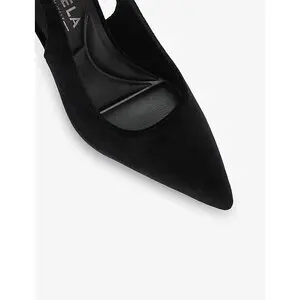 Carvela Leoni Velvet Sling-back Courts