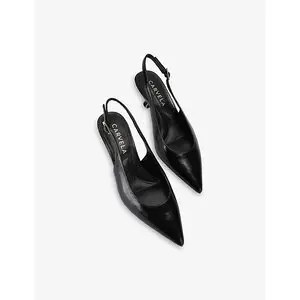 Carvela Elisia Leather Sling-back Courts