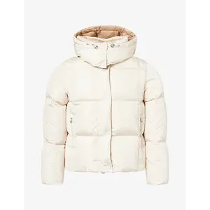 Moncler Castelnew Detachable-hood Shell Jacket