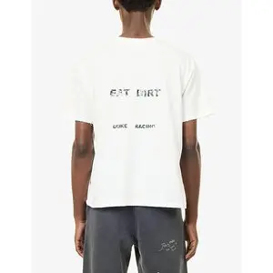 DUKE + DEXTER Mc Smoke Graphic-print Cotton T-shirt