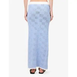 4TH & RECKLESS Yasmin Crochet Knit Maxi Skirt
