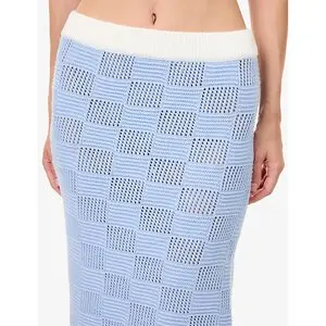 4TH & RECKLESS Yasmin Crochet Knit Maxi Skirt