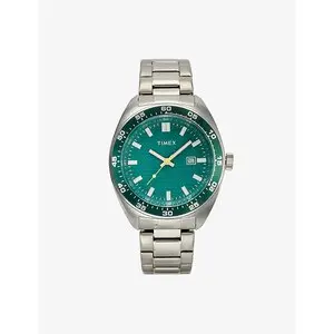 TIMEX Weston Stainless Steel Quartz Watch 45mm - Silver