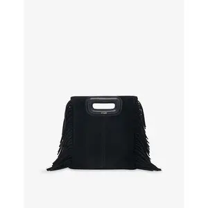 Maje M Mini Suede Shoulder Bag