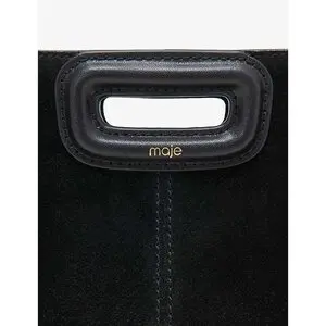 Maje M Mini Suede Shoulder Bag