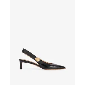 JOSEPH Cleo Patent-leather Courts - Black