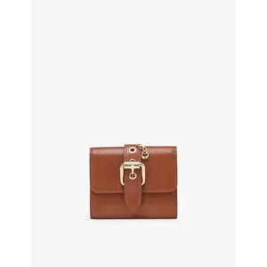 Maje Miss M Leather Wallet - Tobacco