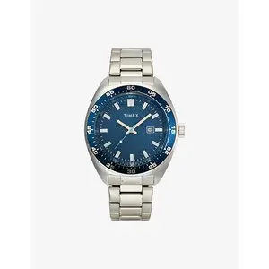TIMEX Weston Stainless Steel Quartz Watch 45mm - Silver