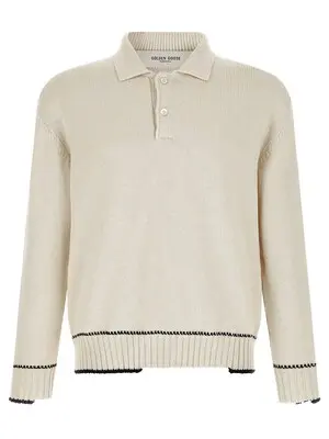GOLDEN GOOSE Cotton Polo With Contrast Edges