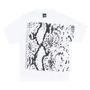 StÜssy Snakeskin Tee - White