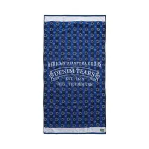 DENIM TEARS André Leon Talley Adg Monogram Towel - Blue