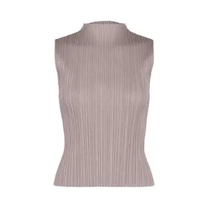 Issey Miyake Sleeveless High Neck Top