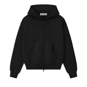 Fear Of God Full Zip Hoodie - Black