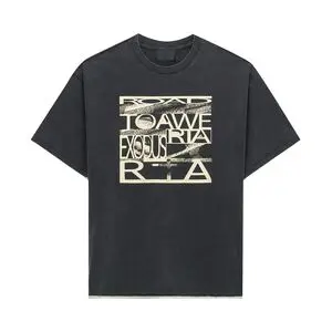 RtA Elian Double Layered Tee Exodus - Black
