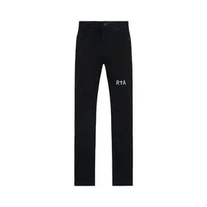 RtA Bryant Skinny Jean White Cross - Black