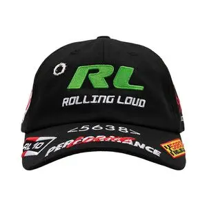 ROLLING LOUD Patchwork Dad Hat - Black