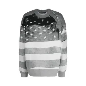 Palm Angels Jacquard Flag Pullover