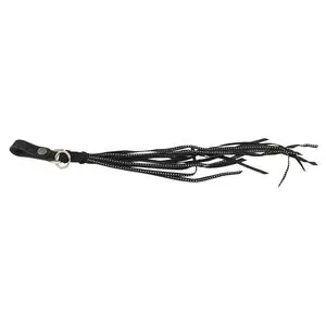 Amiri Suede Long Tassel Keychain - Black