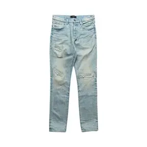 PURPLE BRAND P005 Heavy Destroy Jean 'super Light Indigo - Blue