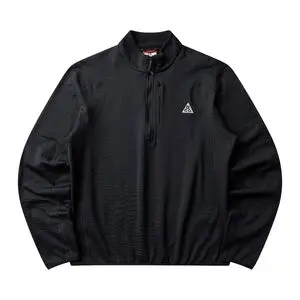 Nike Wolf Grid Therma-fit 1/2 Zip Hiking Top /summit White - Black