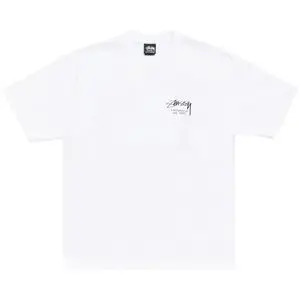 StÜssy Dice Clock Tee - White