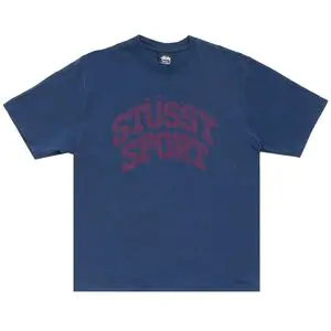 StÜssy Block Sport Tee 'navy - Blue