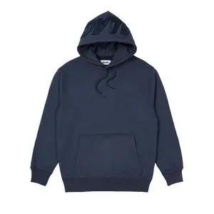 PALACE Spell Out Chenille Hood 'navy