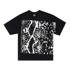 StÜssy Snakeskin Tee - Black