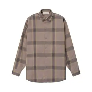 Fear Of God Plaid Flannel Button-up Shirt - Brown