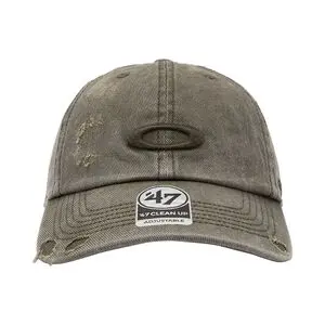 Oakley 47 Reserve Distressed Cap 'deep Olive