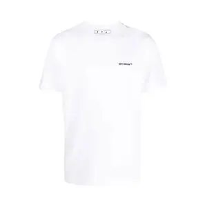 Off-White Wave Outline Diag Slim Short-sleeve Tee /black - White