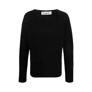 Off-White Slick Diag Knit Crewneck