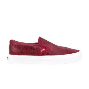 VANS Slip-on "pebble Snake" Sneakers - Red