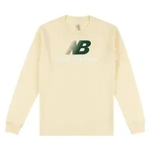 NEW BALANCE Made In Usa Heritage Long-sleeve Tee 'afterglow - Yellow
