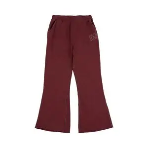 MARKET Big Stitch Open Leg Sweatpants 'oxblood