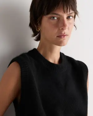 Quince 100% Yak Crewneck Sweater Vest