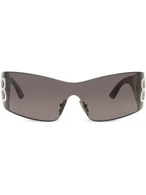 Balenciaga Bossy Mask Sunglasses - Black