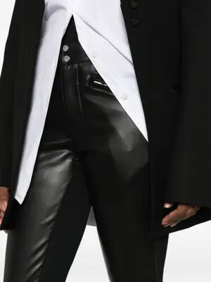 Sacai Faux Leather Trousers