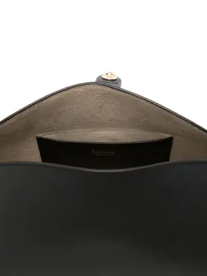 Paul Smith Leather Shoulder Bag With Buckle Detail