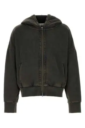 ENTIRE STUDIOS Oversize Slate Cotton Sweatshirt For - Black