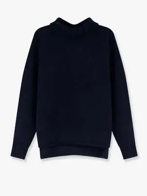 Bottega Veneta Wool Turtleneck Sweater With Ribbed Collar And Cuffs
